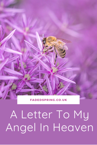 A Letter To My Beautiful Angel In Heaven - Faded Spring