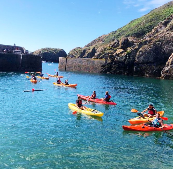 kayaking with outdoor guernsey - Faded Spring