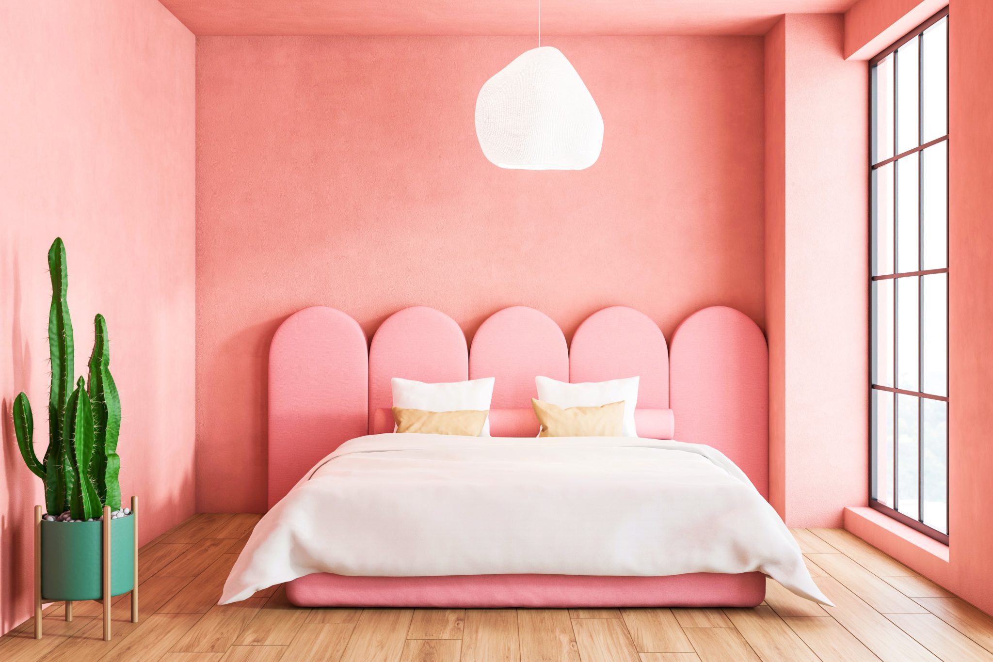 How To Style A Beautiful Pink Bedroom - Faded Spring